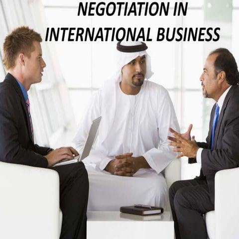Negotiation in international business | PPTX