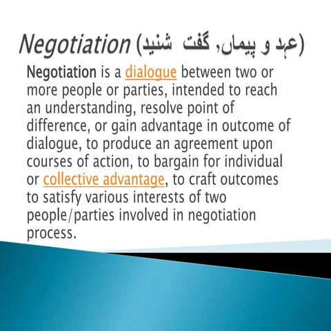 Negotiations business | PPT