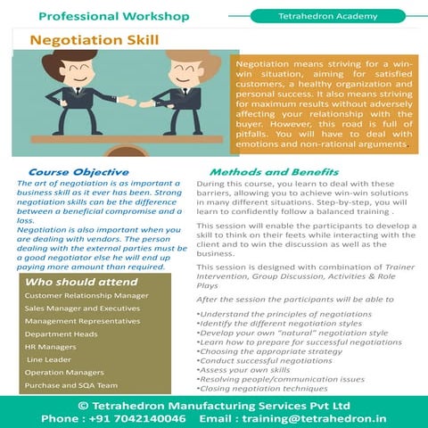 Shell sg negotiations skills | PDF