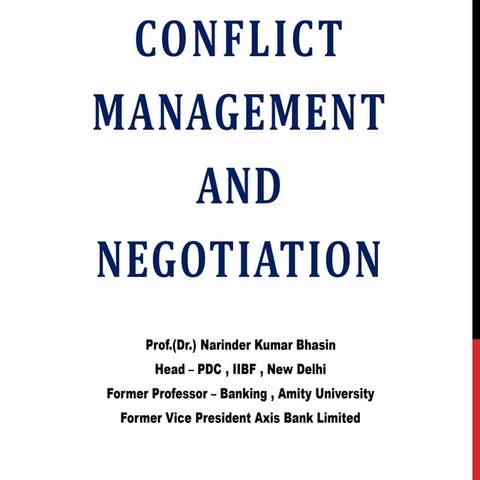 Negotiation Skill and Conflict Management.pptx | Business | Business ...