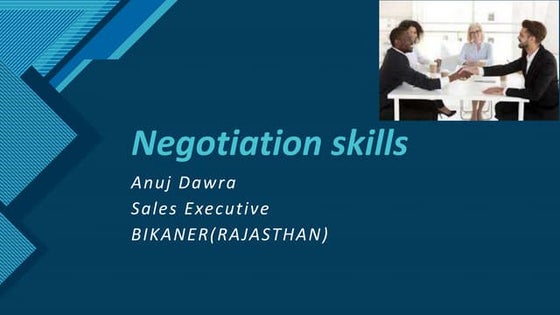 Negotiation skill ppt | PPT
