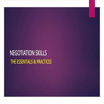 NEGOTIATION Skills.pptx