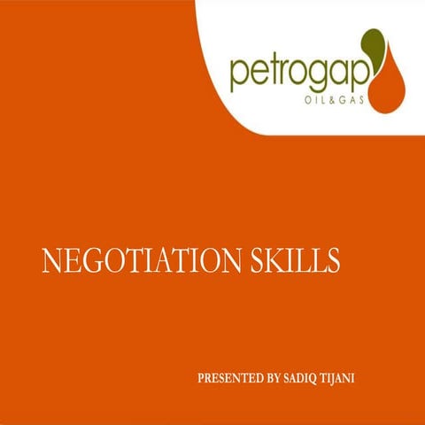 NEGOTIATION SKILLS FOR BEGINNERS AND EXPERT | PPT