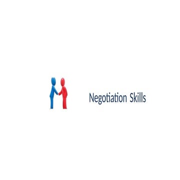 Negotiation Skills (ACG) | PDF