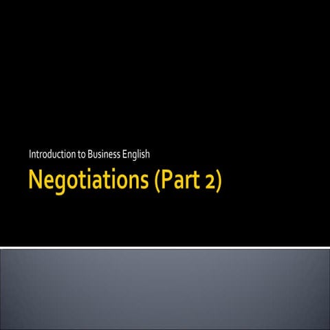 Introduction to Business English - Day 13 | PPT