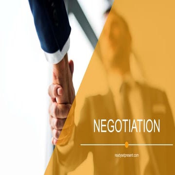NEGOTIATION POWERPOINT | PPT