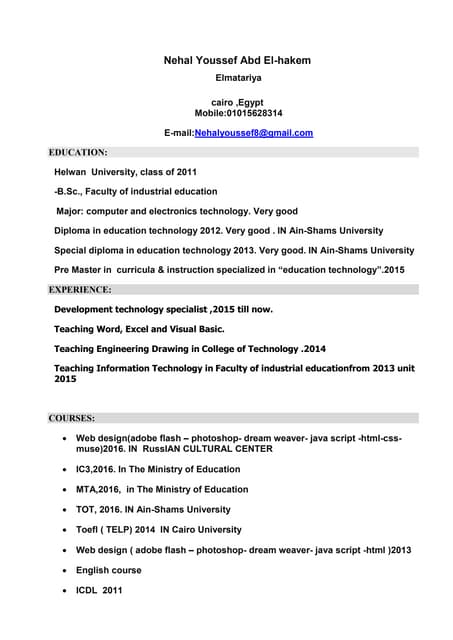 Almahamed, Hamad recommendation general 201505 | PDF