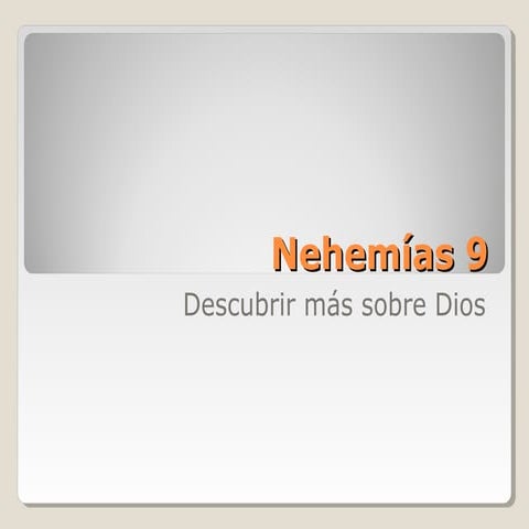 Nehemías capitulo 9 | PPT