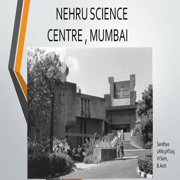 Nehru science centre , mumbai | PPTX