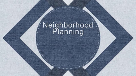 Neighbourhood unit (Clarence Perry) | PDF