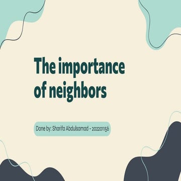 Neighbors presentation .pdf