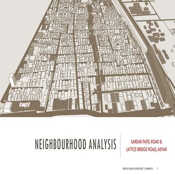 Neighbourhood analysis | PDF