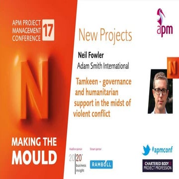 Neil Fowler - Tamkeen: governance and humanitarian support in the midst ...