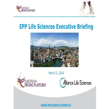 Neil Grubert's introduction to the EPP Life Sciences Executive Briefing ...