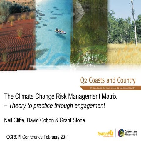 The climate change risk management matrix - Neill Cliffe | PPT ...