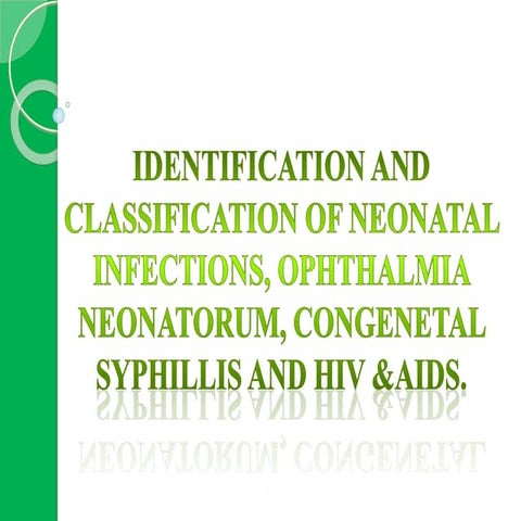 neonatal infection | PPTX