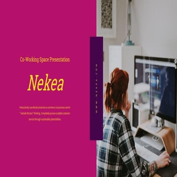 Nekea Presentation : Dark Color Theme | PPT