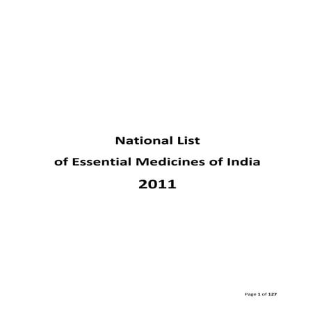 Nelm list - categories proposed | PDF
