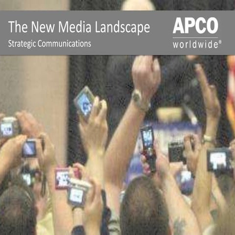 The New Media Landscape | PPTX