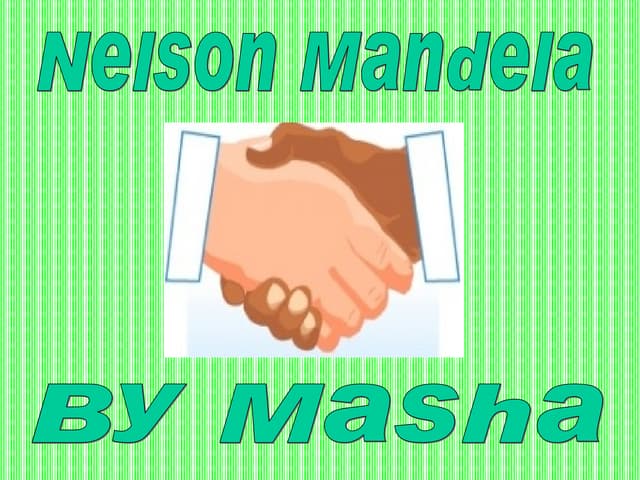 Nelson mandela power point presentation | PPT