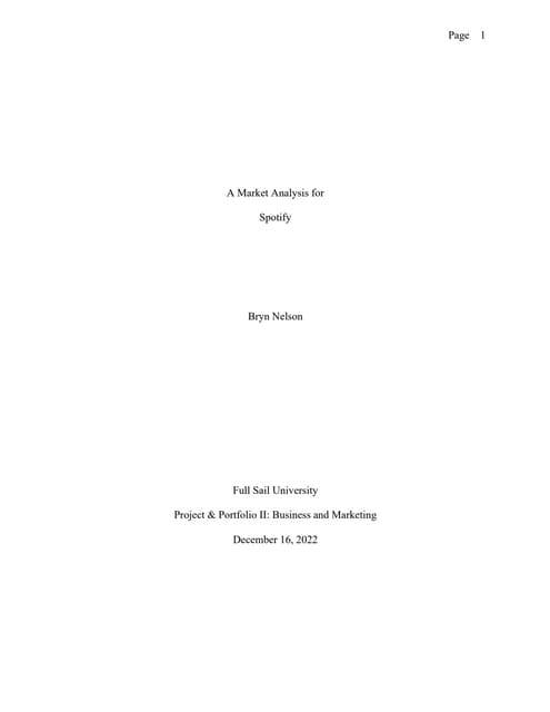 Business Model Analysis | PDF