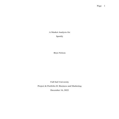 Spotify: Revolutionizing the Music Streaming Industry | PDF