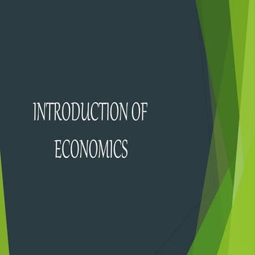 Economics | PPT