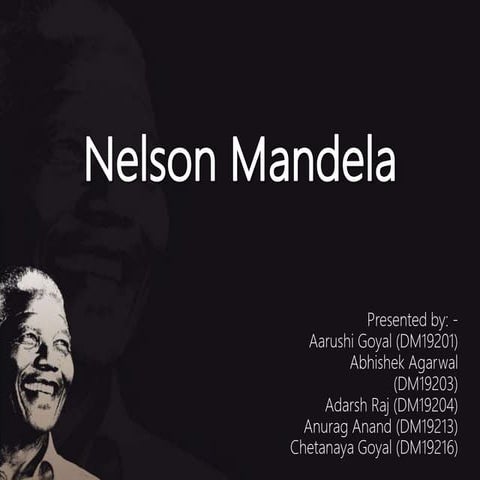 Nelson Mandela Leadership | PPT