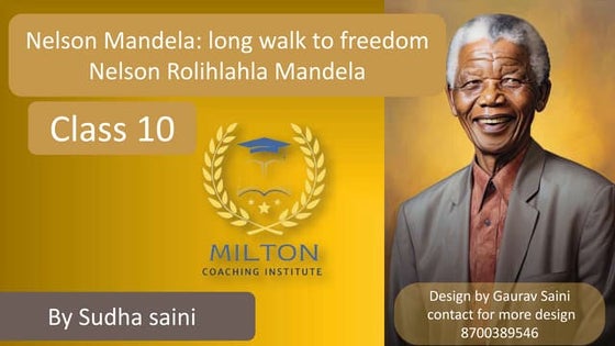 Nelson mandela power point presentation | PPT | Politics