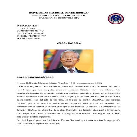 Nelson mandela | PPTX