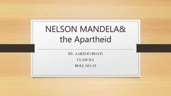 Nelson Mandela | PPT