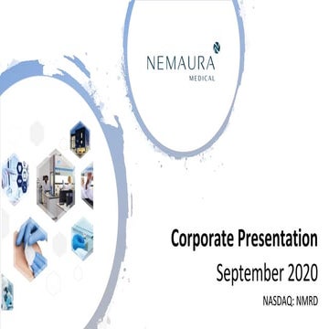 Nemaura Medical Presentation September 2020 | PPT