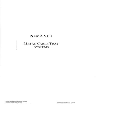 NEMA VE1 2009_Metal Cable Tray Systems.pdf