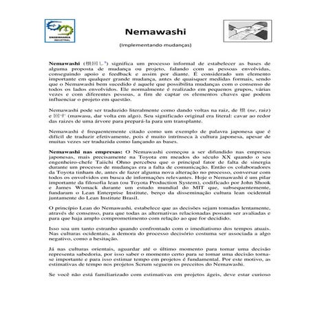 Nemawashi | PDF