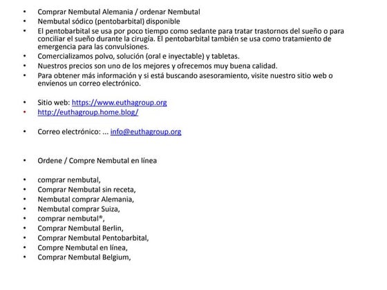 Buy nembutal org | PPT