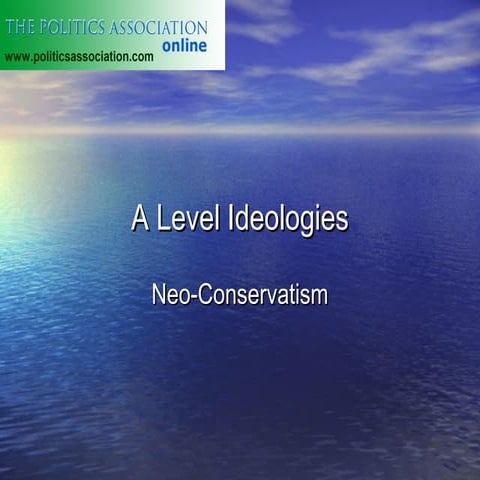 Neo conservatism | PPT