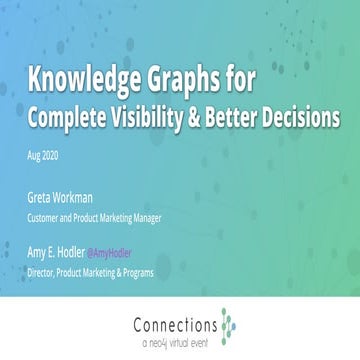 Knowledge Graphs Overview | PPT