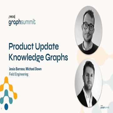 Neo4j Product Updates & Knowledge Graphs at GraphSummit London 14 Nov ...