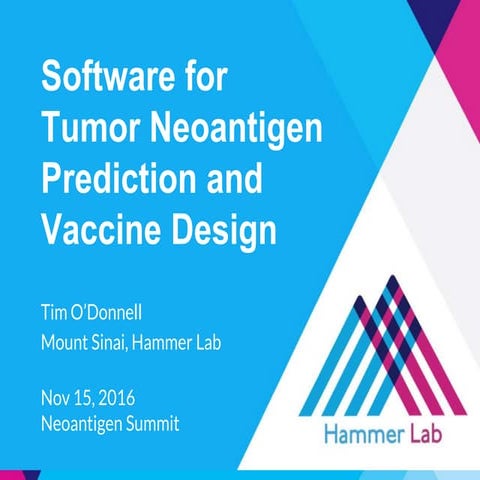 Neoantigen summit 20161115 | PPTX