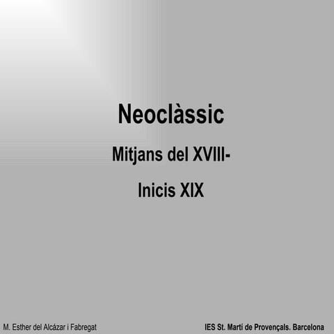 Neoclassicisme | PPT