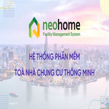 neohome - Slide giới thiệu phần mềm quản lý vận hành toà nhà | PDF