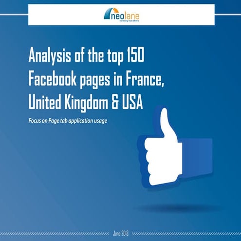 Analysis of the top 150 Facebook pages in France, United Kingdom and ...