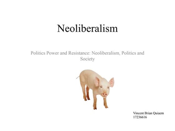 Neoliberalism | PPT