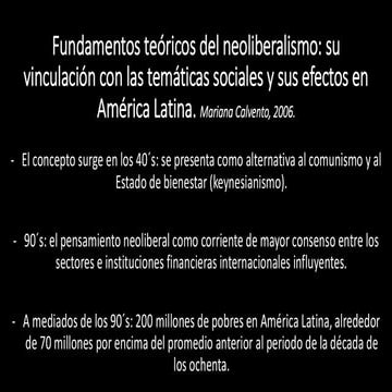 Neoliberalismo.y su importancia e historia resumida | PDF