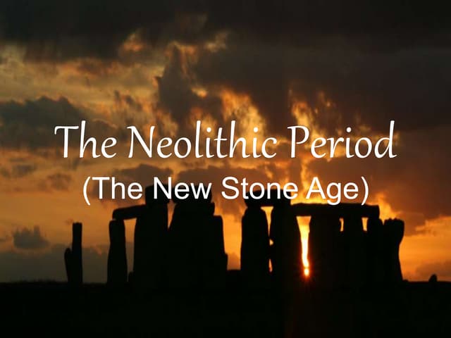 The differences between paleolithic and neolithic ages | PPT