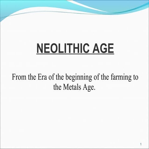 Palaeolithic and neolithic ages | PPT