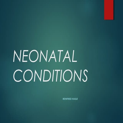 Neonatal case study scenario | PPT