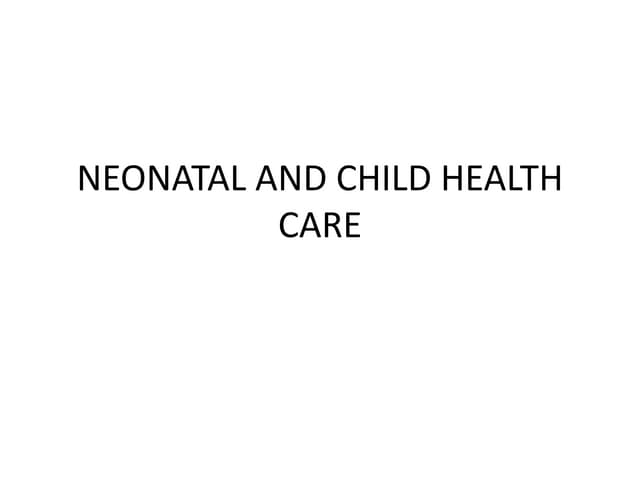 UNICEF: GOBI FFF Program | PPTX