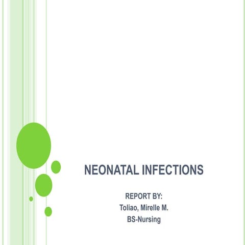 Neonatal infections | PPTX | Pregnancy | Reproductive Health