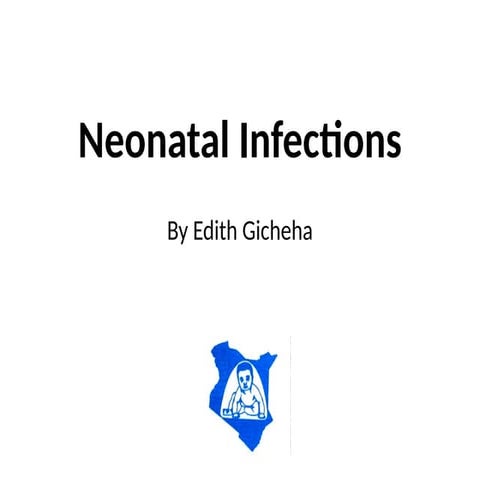 neonatal infections presentation in the newborn unit | PPTX